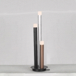 LUCANDE LOUNIT LAMPE À POSER, NOIRE-DORÉE Comparer les prix de LUCANDE ...