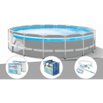 INTEX - KIT PISCINE TUBULAIRE ULTRA XTR FRAME RONDE 5,49 X 1,32 M ...